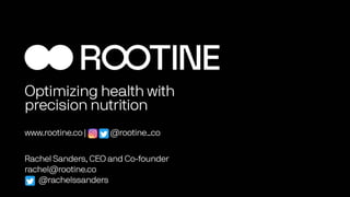 Pitch Deck Teardown: Rootine's $10M Series A deck | PDF