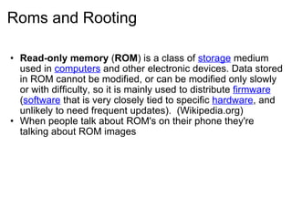 Rooting android | PPT