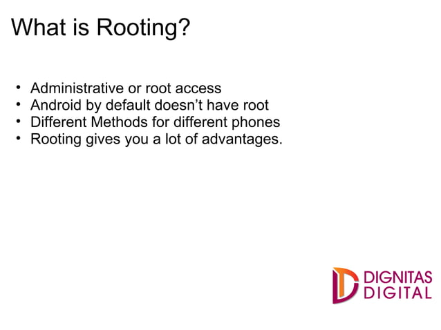 Rooting android | PPT