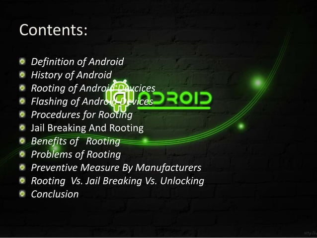 Rooting of Android Devices | PPTX