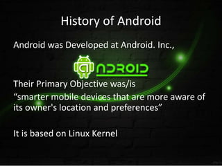 Rooting of Android Devices | PPTX