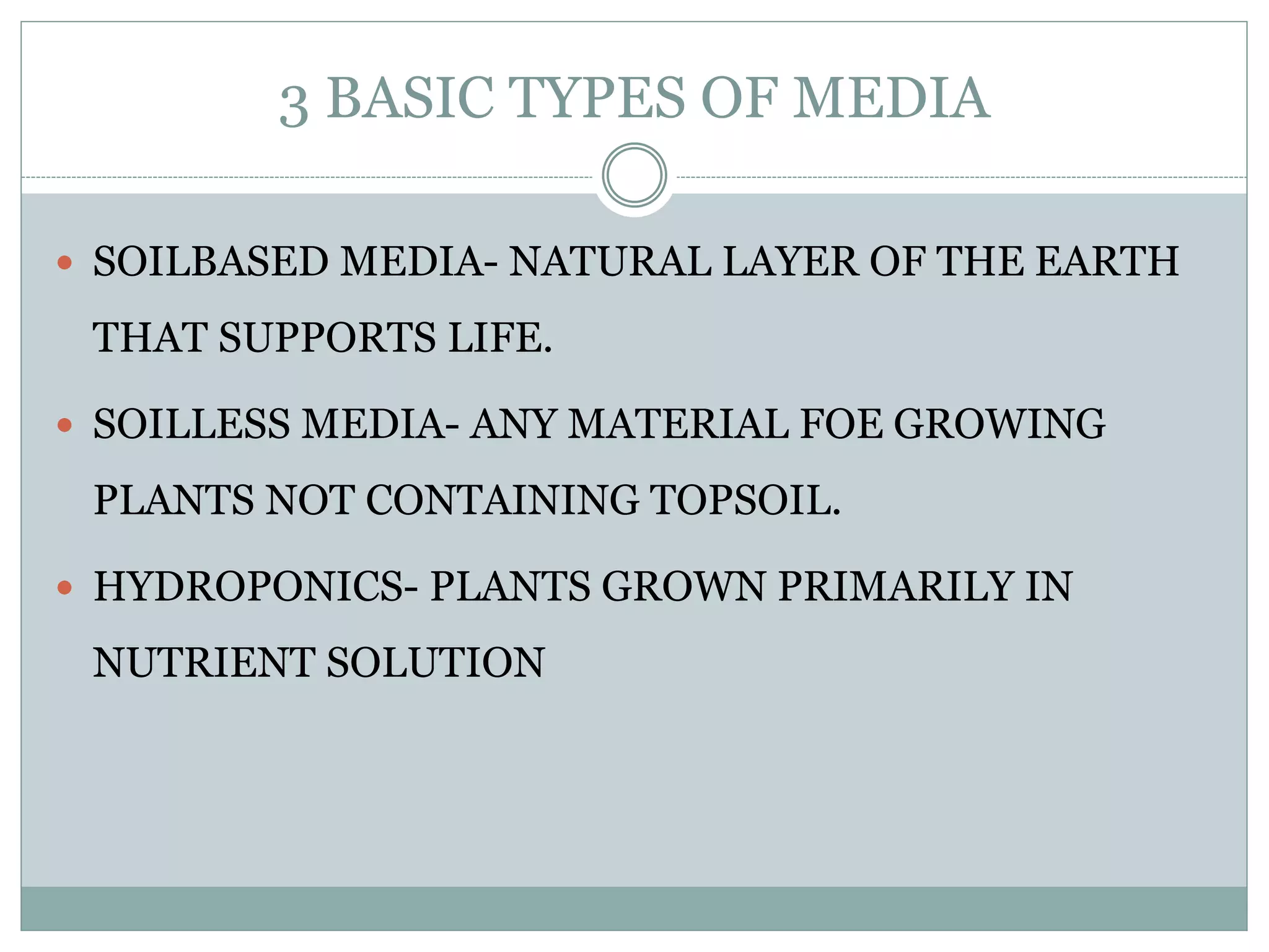 Rooting media in greenhouse | PPTX