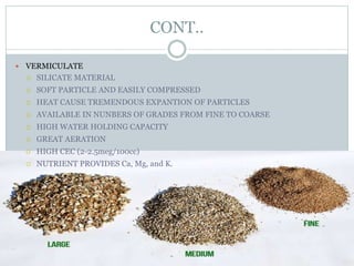 Rooting media in greenhouse | PPTX