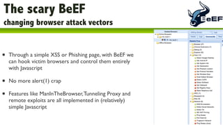 Rooting your internals - Exploiting Internal Network Vulns via the Browser Using BeEF Bind | PPT