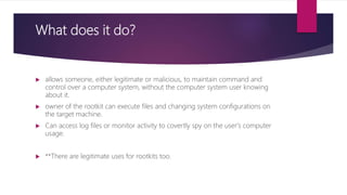 Rootkits | PPTX