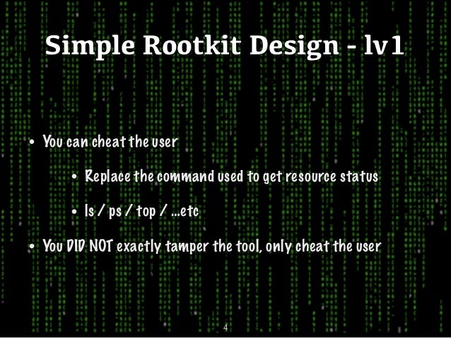 Rootkit 101 - 2nd Edition