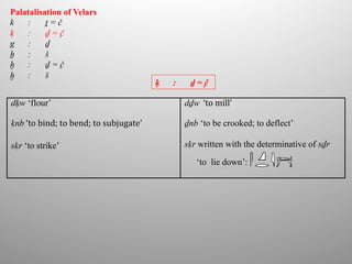 A Lexicon of Egyptian Lexical Roots (Project) | PPT