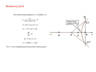 Root locus, procedure, problem solved in root locus | PPTX