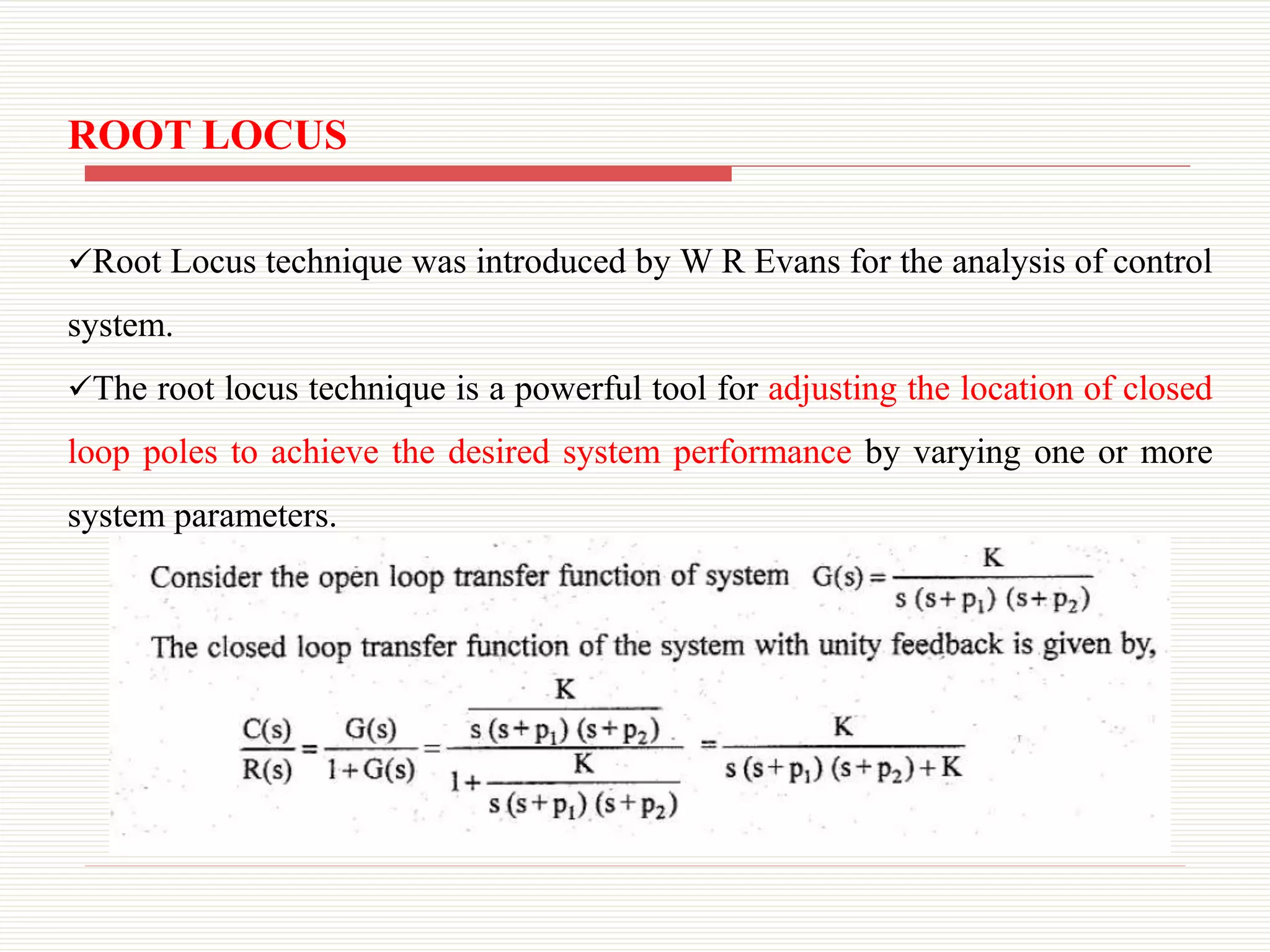 Root locus & nyquist stability criterion | PPT