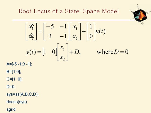 Root locus of_dynamic_systems | PPTX | Technology & Computing