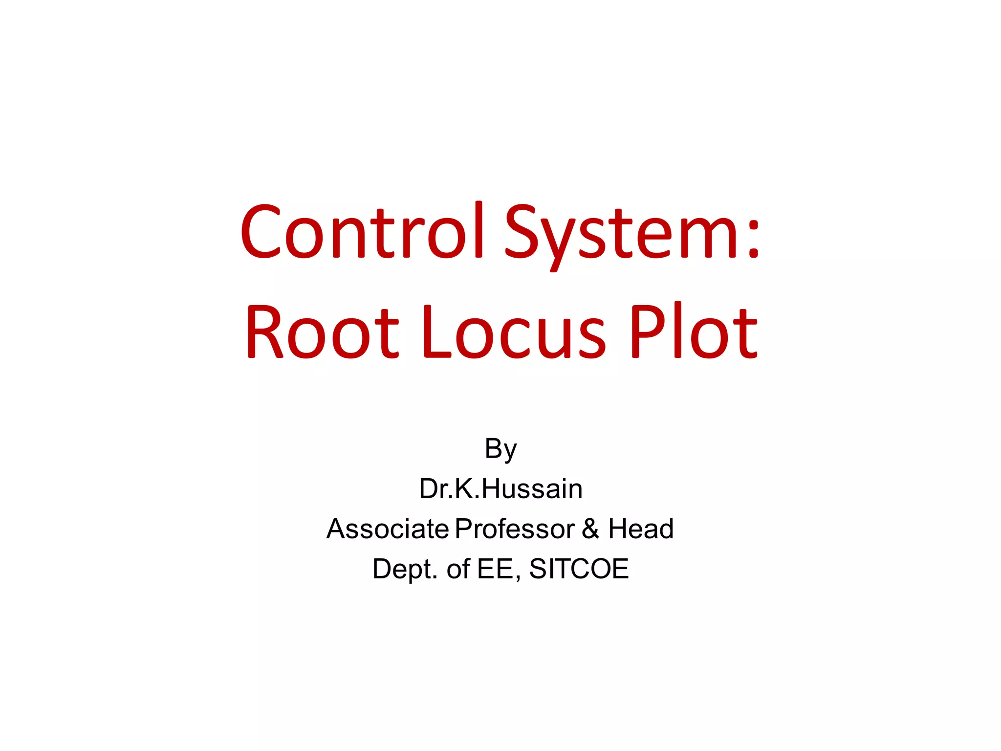 Root Locus Plot Pdf Physics Science