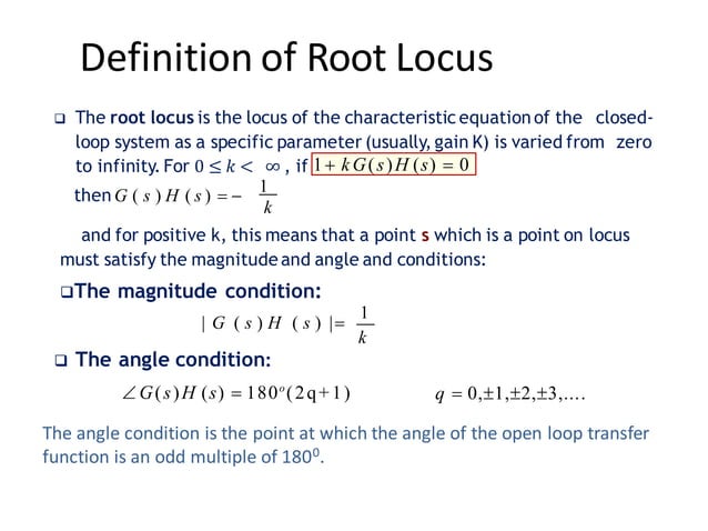 Root Locus Plot | PDF | Physics | Science