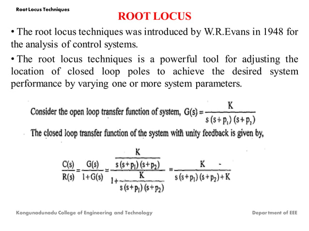 Root locus techniques | PDF | Genetics | Science