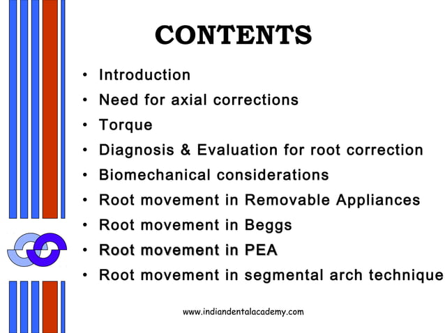 Root movement in orthodontics | PPT