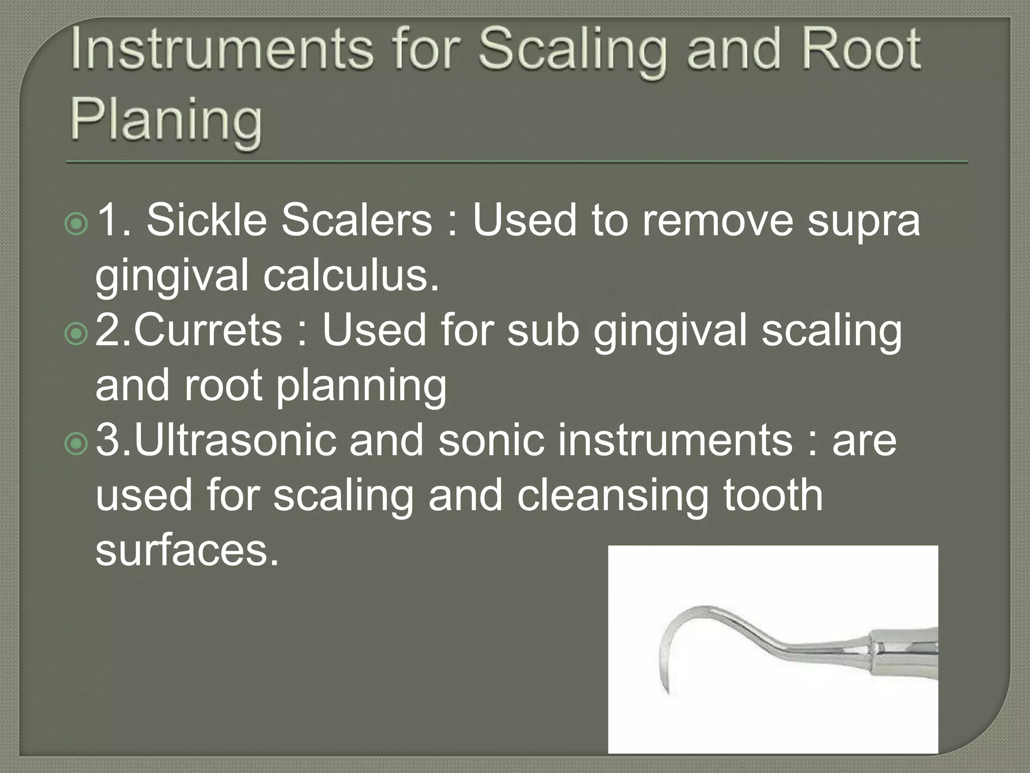 Root planing and scaling | PPTX