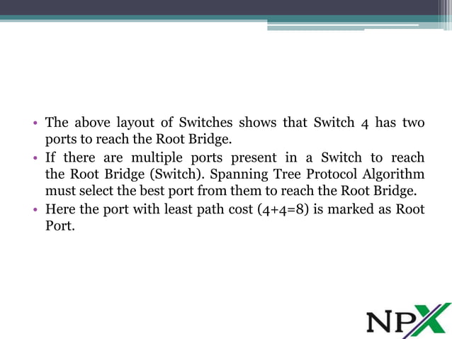 Root Port | PPTX | Computer Networking | Computing