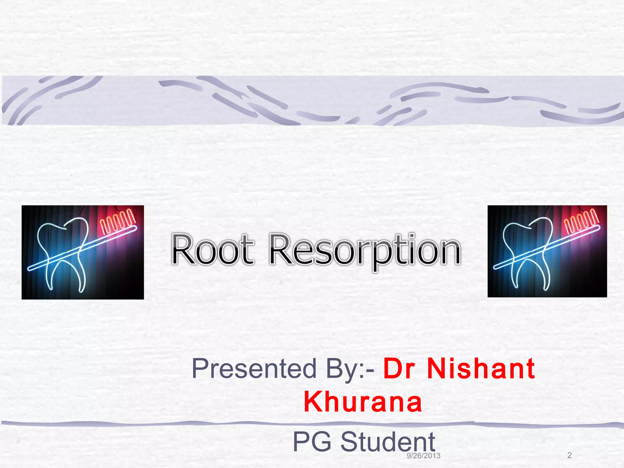 Root resorption | PPT