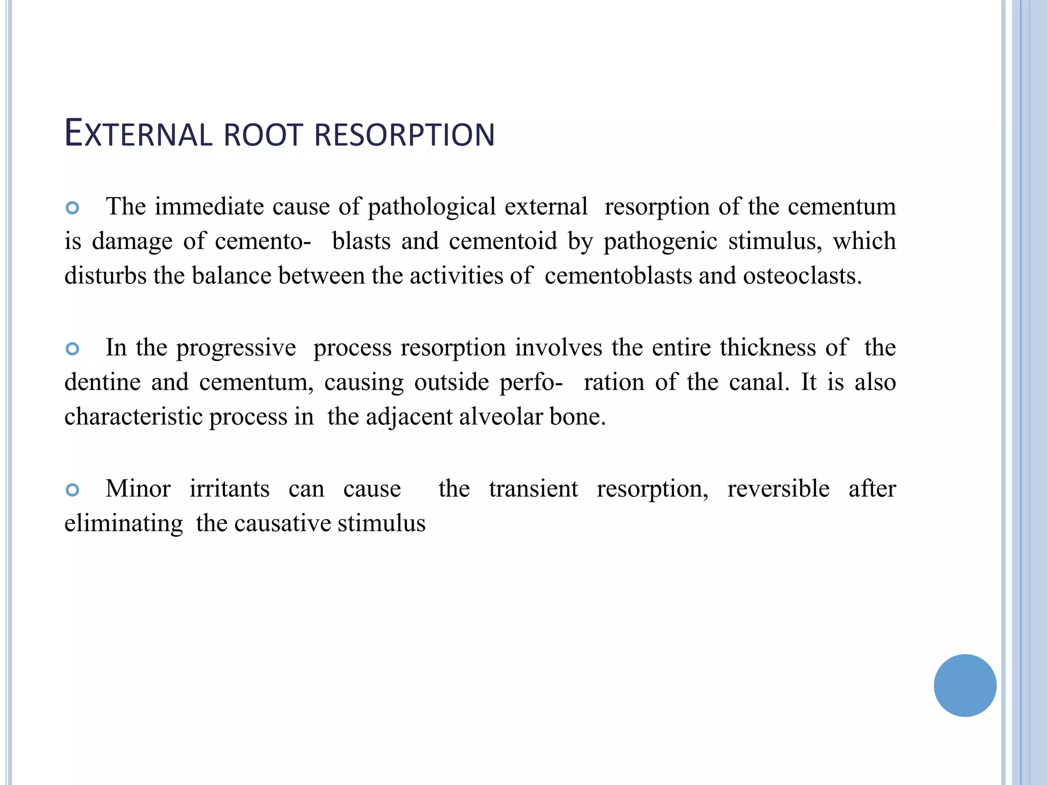 Root resorption | PPTX