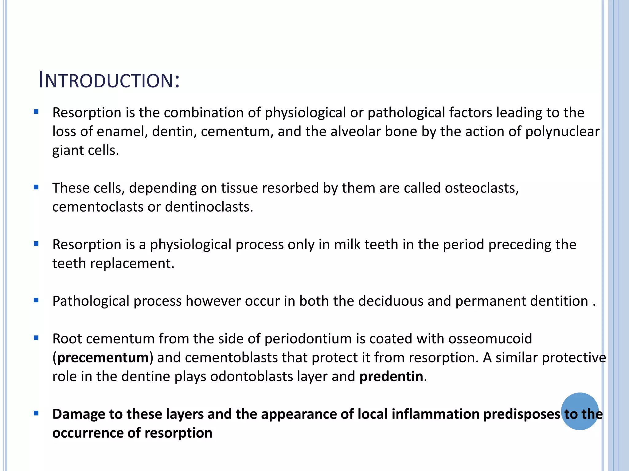Root resorption | PPTX