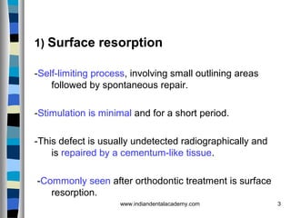 Root resorption1 /certified fixed orthodontic courses by Indian dental ...