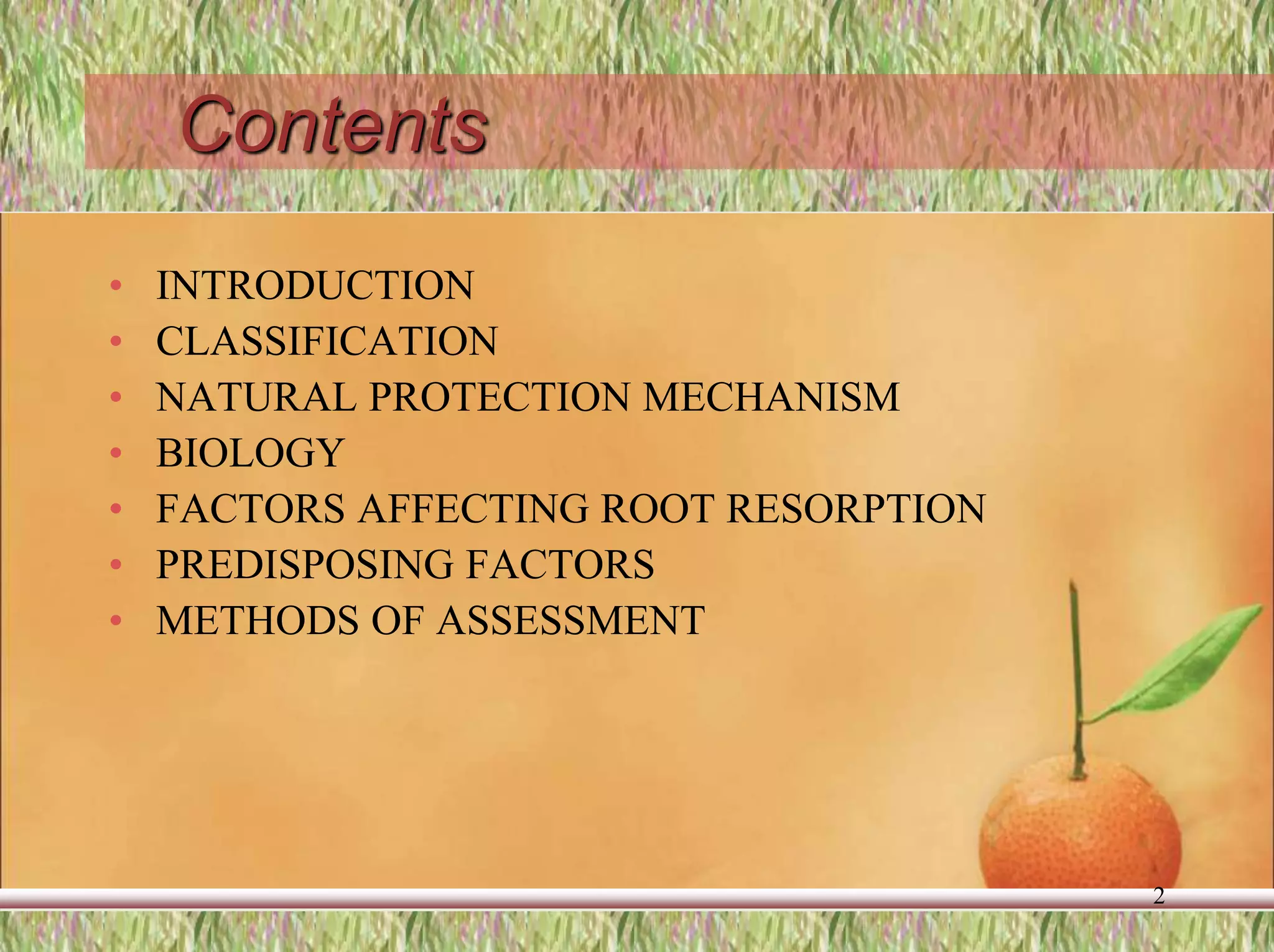 ROOT RESORPTION IN ORTHODONTICS | PPT