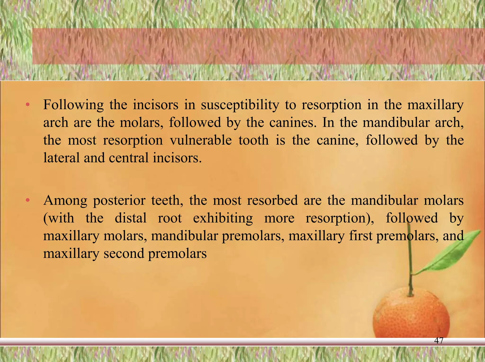 ROOT RESORPTION IN ORTHODONTICS | PPT