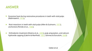 ROOT RESORPTION CLASSIFICATION AND TREATMENT | PPTX