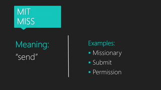 English Word Roots to Improve Your Vocabulary | PPTX