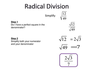 Roots and radical expressions | PPT