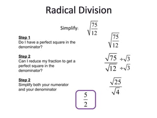 Roots and radical expressions | PPT