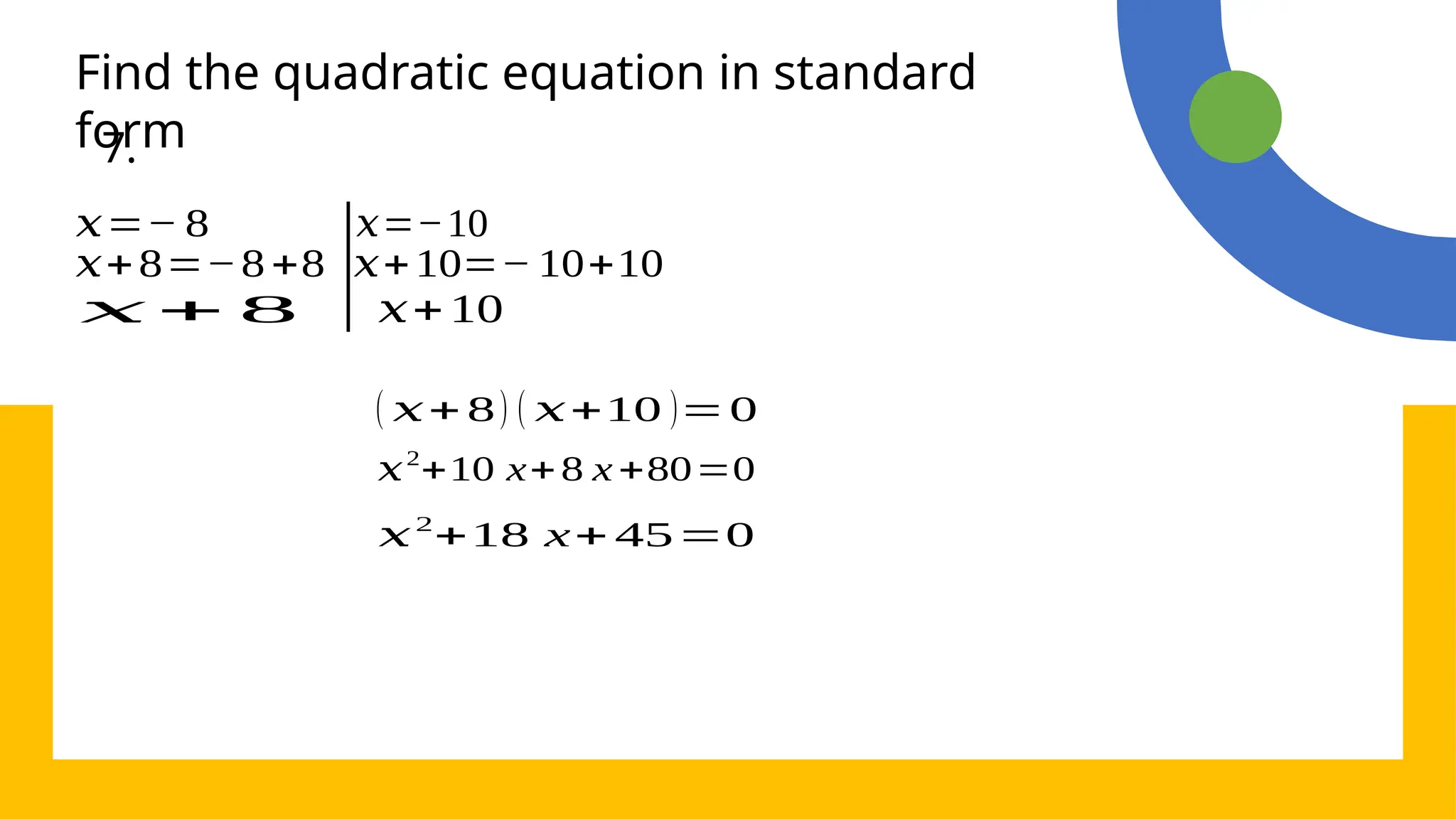 Solving the roots of Quadratic Equation.pptx