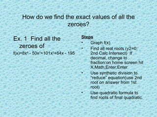 Roots Of Polys | PPT