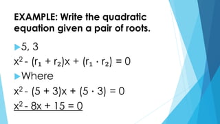 Roots and Coefficient of a Quadratic Equation.pdf