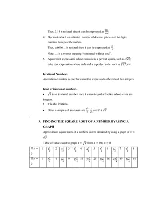 ROOTS AND RADICALS - ELEMENTARY ALGEBRA | PDF