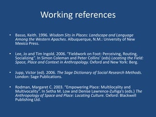 Roots and Routes: Life histories and Place-making in Beckel | PPT