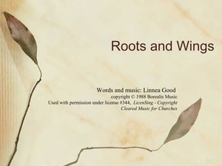 Roots and wings | PPS