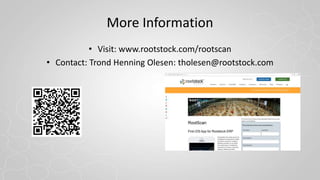 Discover RootScan | PPT