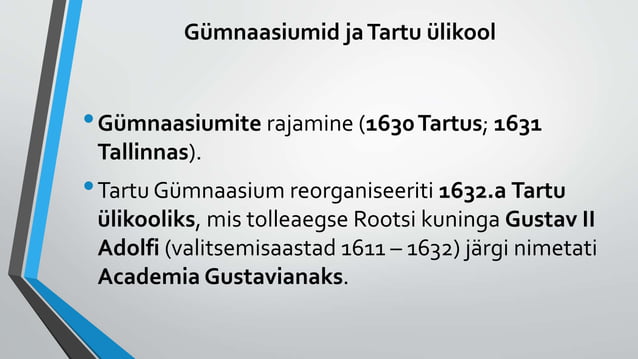 Rootsi aeg Eestis | PPTX