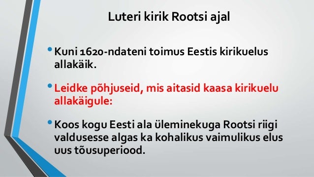 Rootsi aeg Eestis