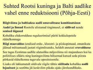 Rootsi aeg Eesti alal | PPT