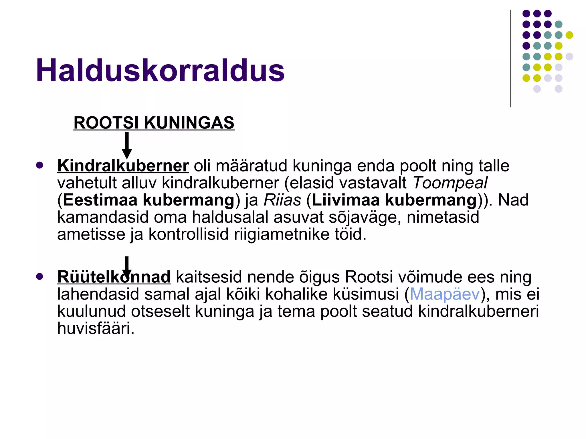 Rootsi Aeg Eestis 2. 11 November | PPT