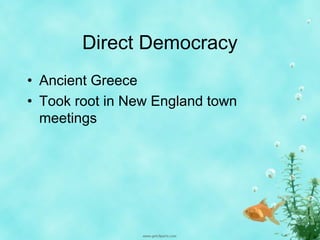 Roots of American Democracy | PPT | Politics