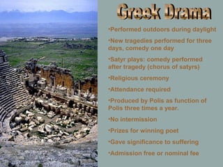 Roots of drama | PPT | Drama | Genres