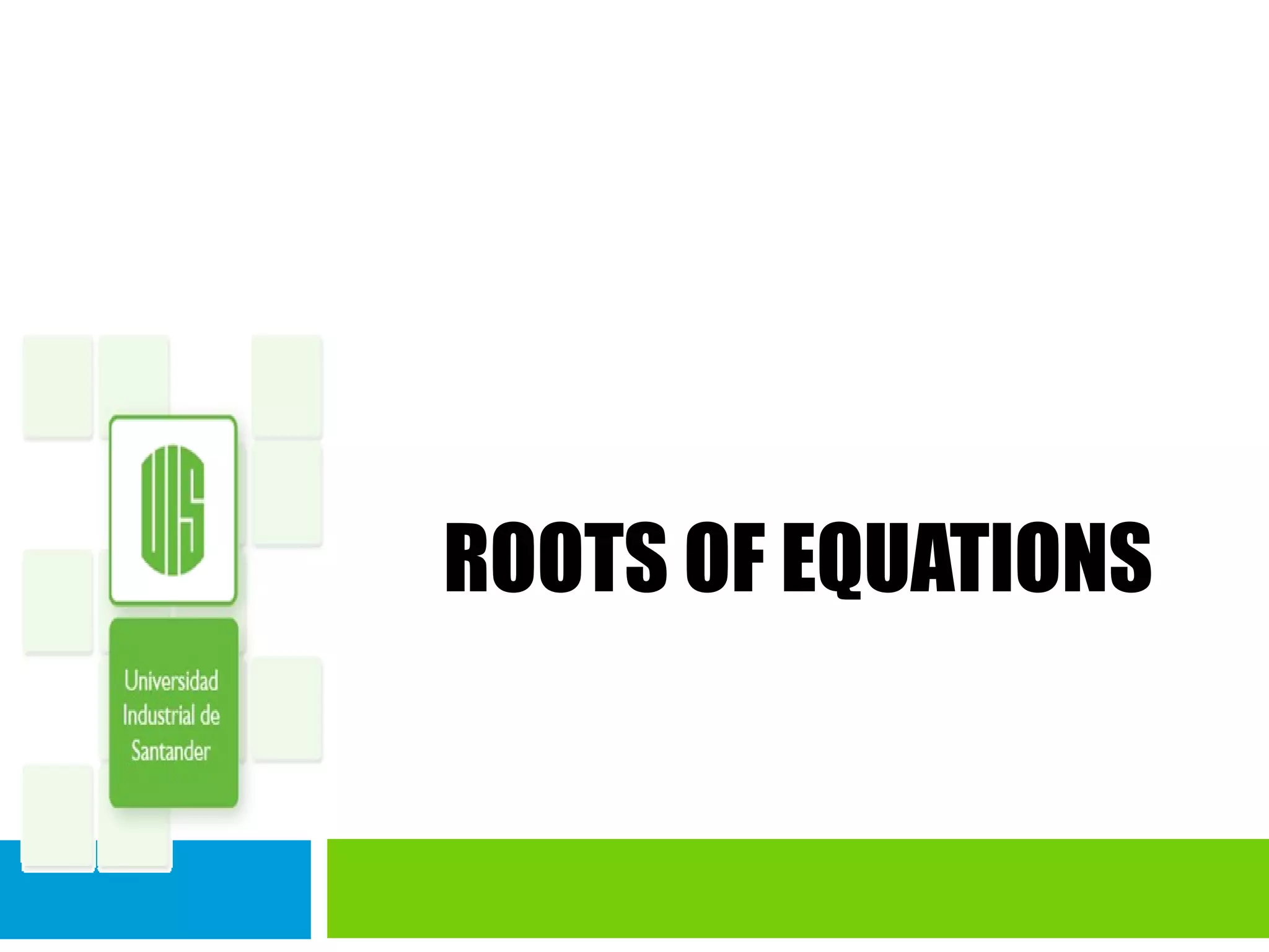 Roots of equations | PPT