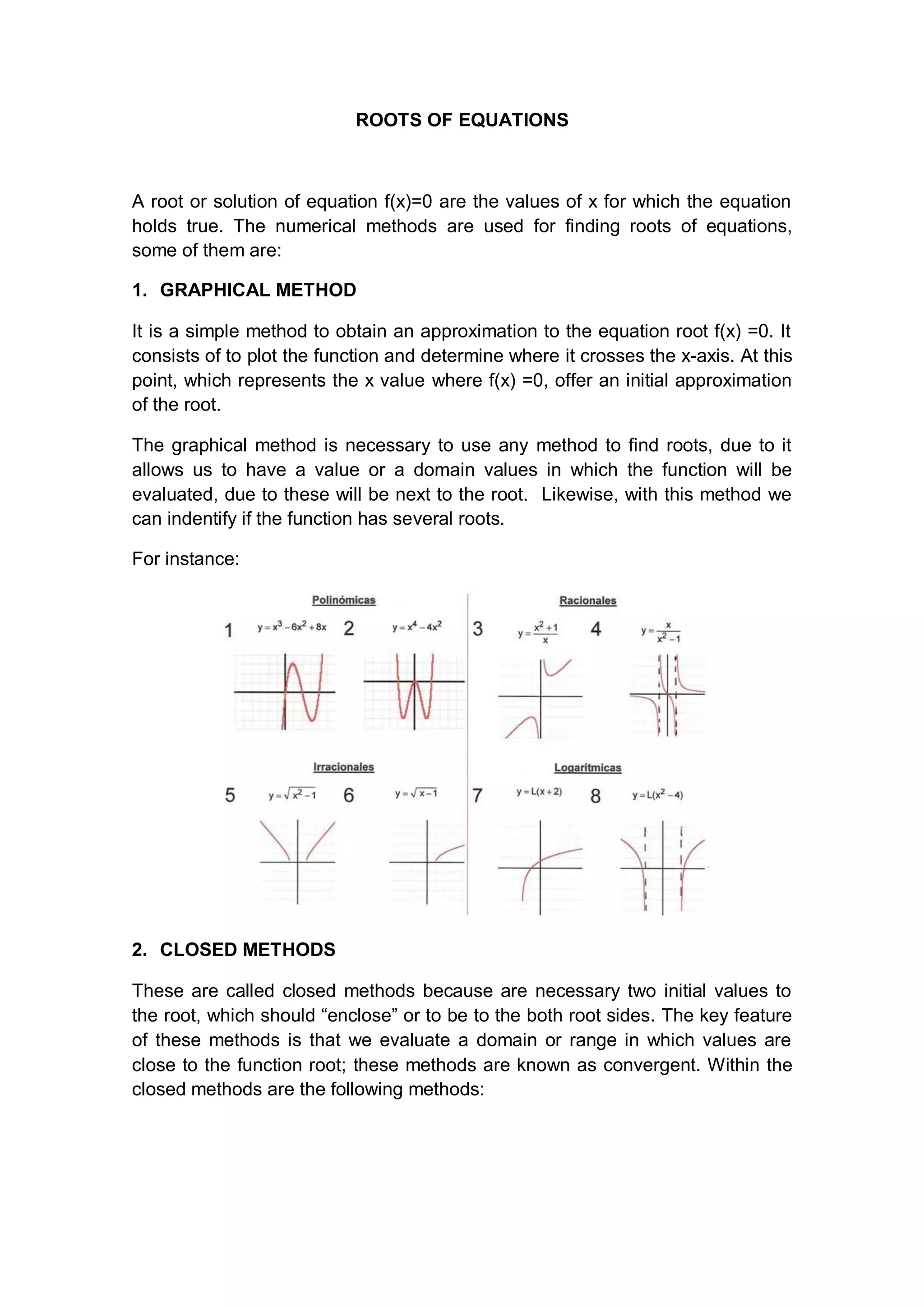 Roots of equations | PDF