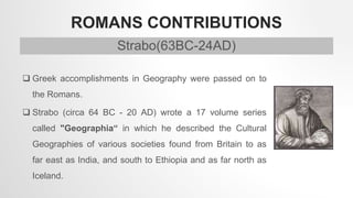 Roots of Geography/ history of Geography | PPTX