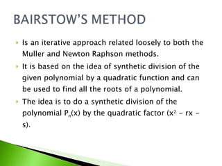 Roots of polynomials | PPT