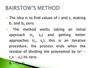 Roots of polynomials | PPT