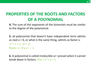 Roots of polynomials | PPTX
