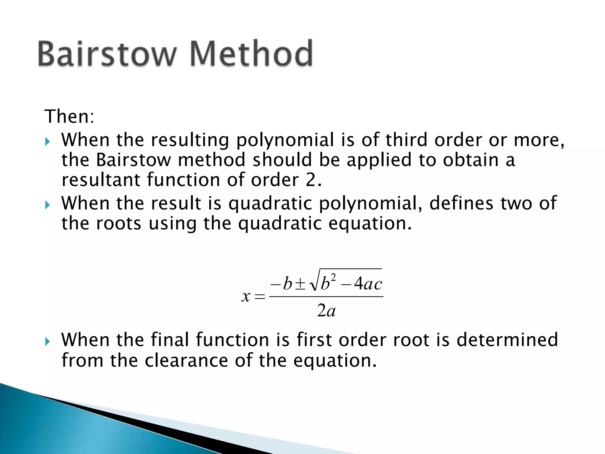Roots of polynomials | PPTX